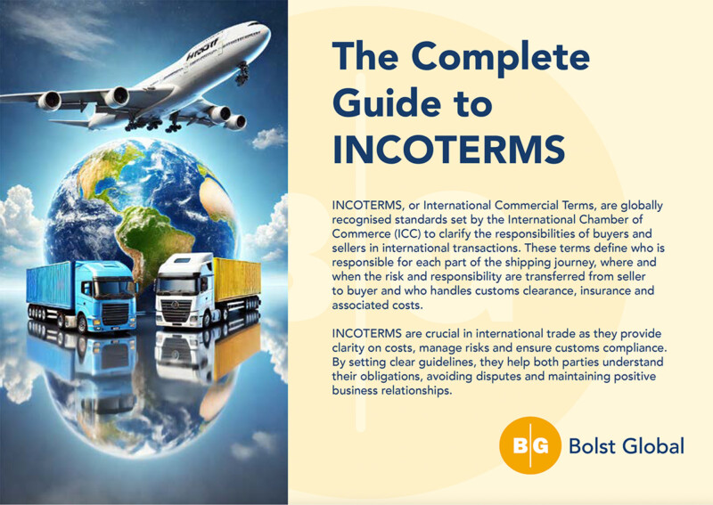 Free Guide to Incoterms | Bolst Global Export Solutions